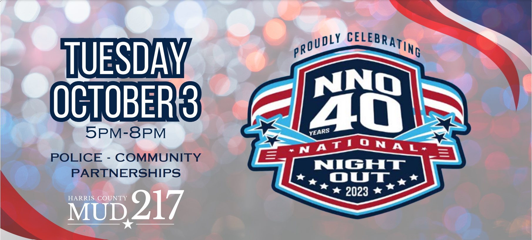 National Night Out – October 3rd! – Harris County MUD 217